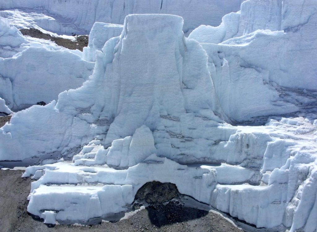 Credner Glacier, Mount Kilimanjaro Glaciers
